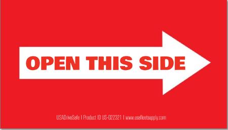 Open This Side Label – USADriveSafe