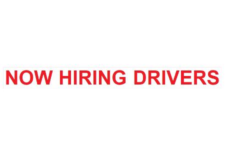 Now Hiring Drivers Vinyl Decal 4" x 12" – USADriveSafe