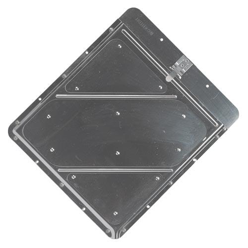 Riveted Aluminum Placard Holder with Back Plate – USADriveSafe